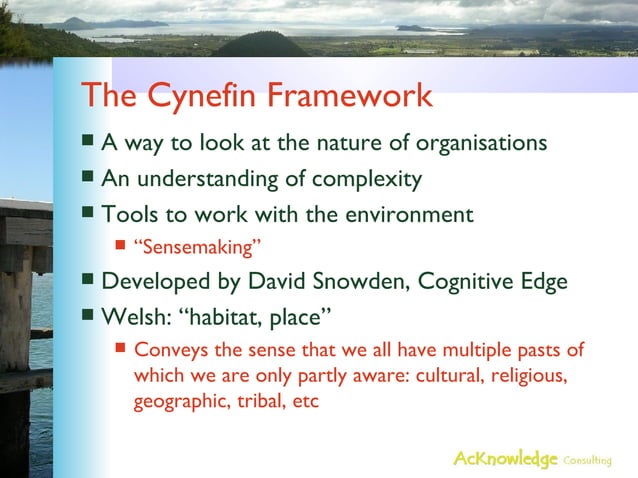 Understanding complexity - The Cynefin framework | PPT
