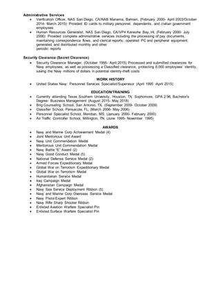 The Resume of Keith D. Goffney | DOCX