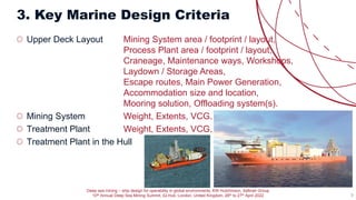 DEEP SEA MINING – SHIP DESIGN FOR OPERABILITY IN GLOBAL ENVIRONMENTS | PDF