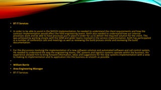 Keith Margetts Testimonials | PPTX | Business Administration | Business