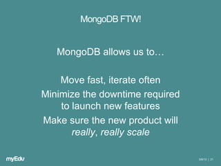 Rapid Development with Schemaless Data Models | PPT