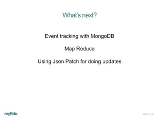 Rapid Development with Schemaless Data Models | PPT