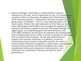 Keith morris, principal and educator | PPT