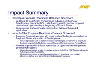 APMP Proposal Professional Impact Paper | PDF