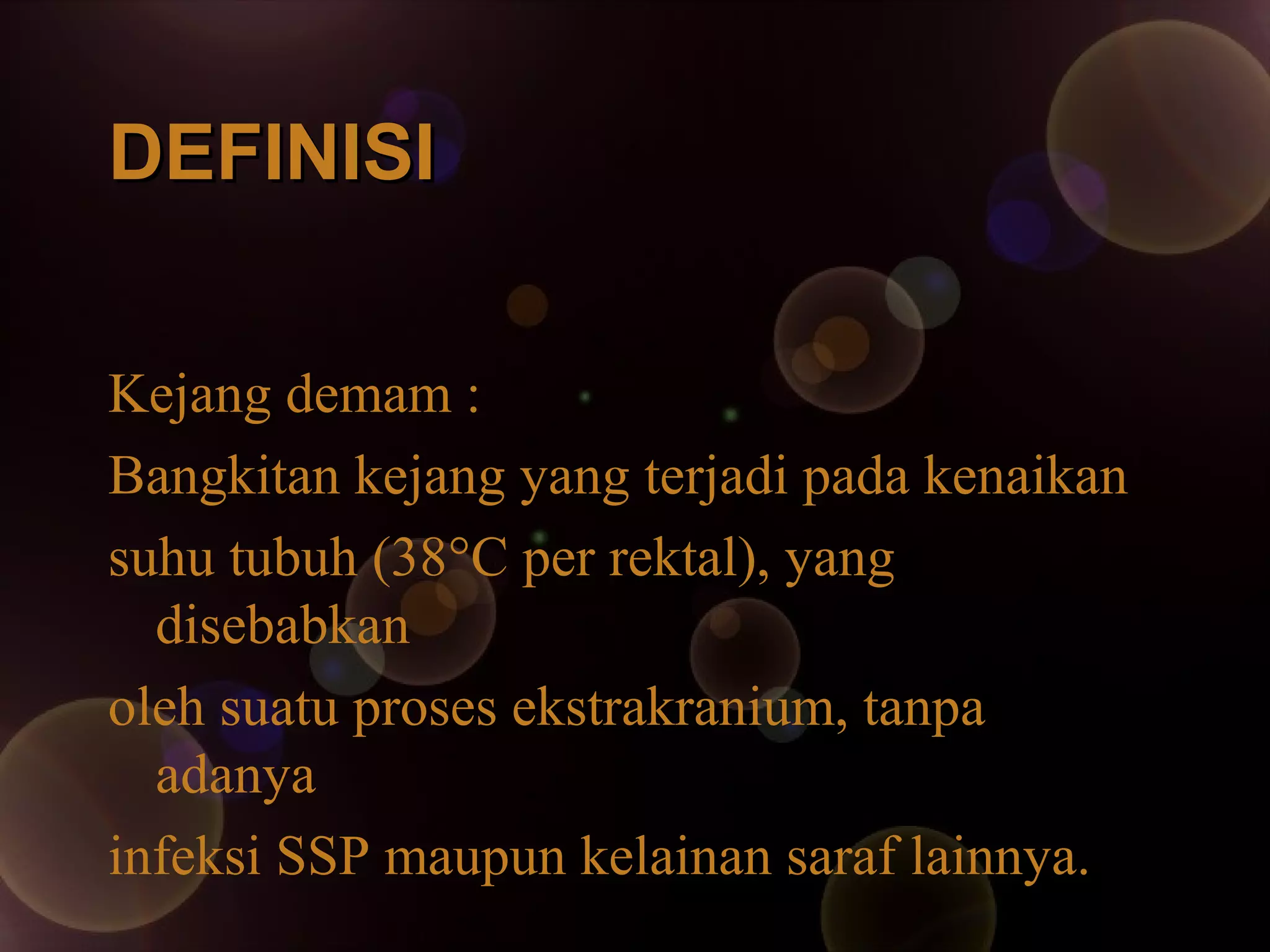 Kejang demam pada Anak | PPT