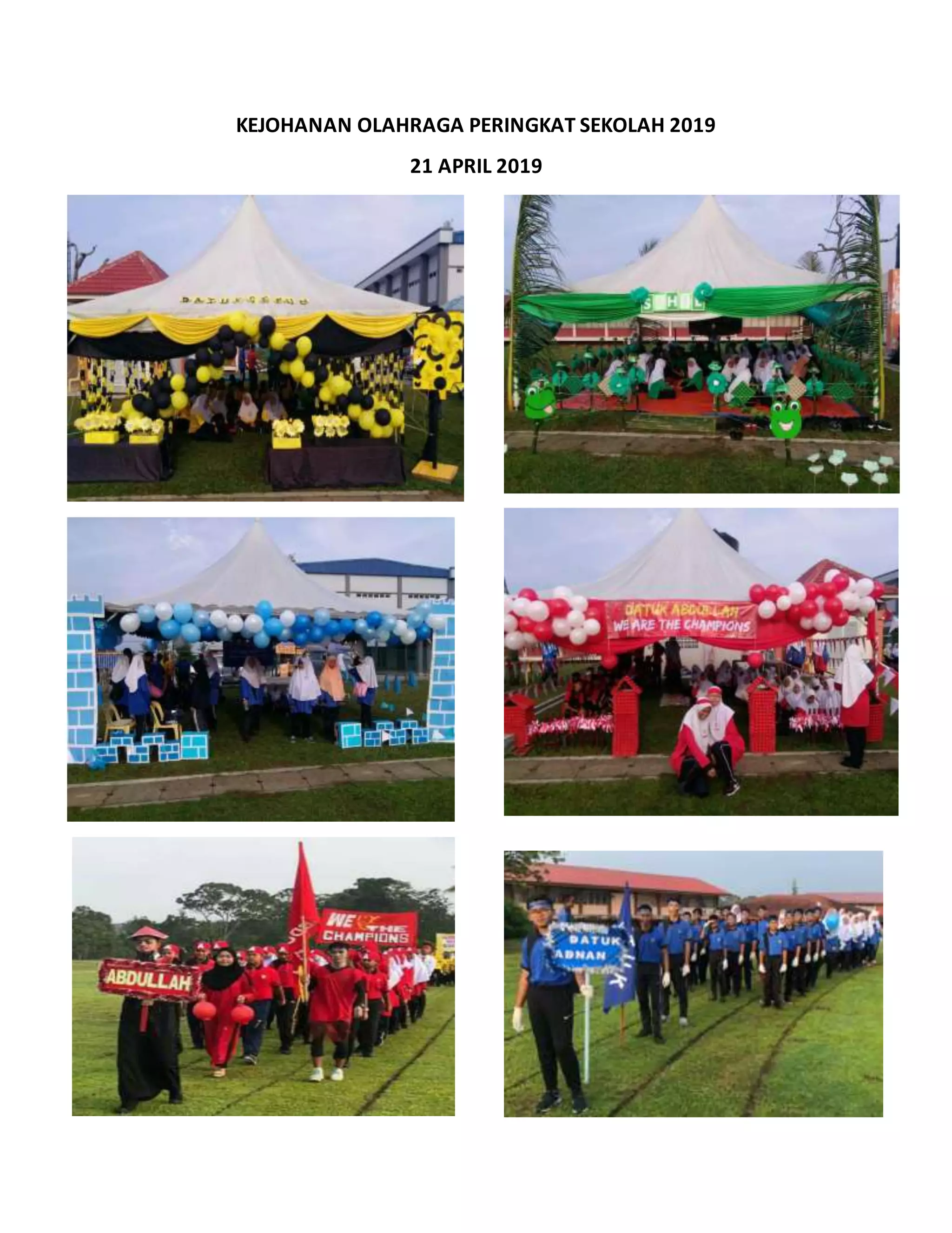 Kejohanan Oahraga SMK Datuk Abdullah 2019 | DOCX