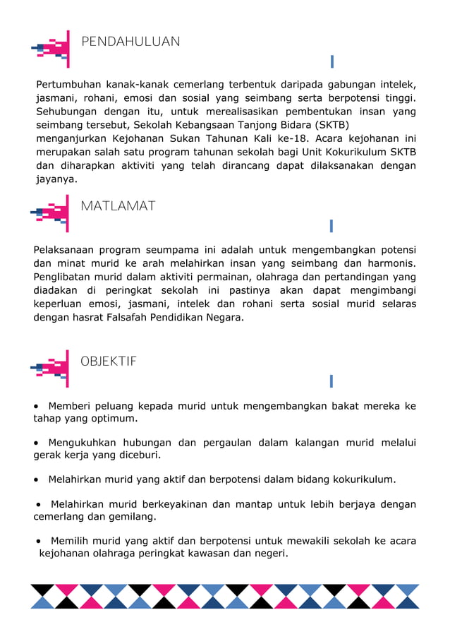 Kejohanan Sukan Tahunan SKTB | PDF