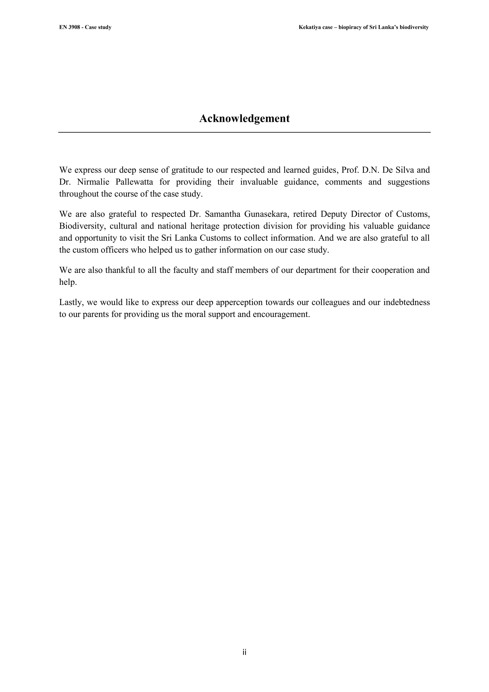 Kekatiya case - Case study report | PDF