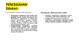 KEKERASAN DI SATUAN PENDIDIKAN | PPTX