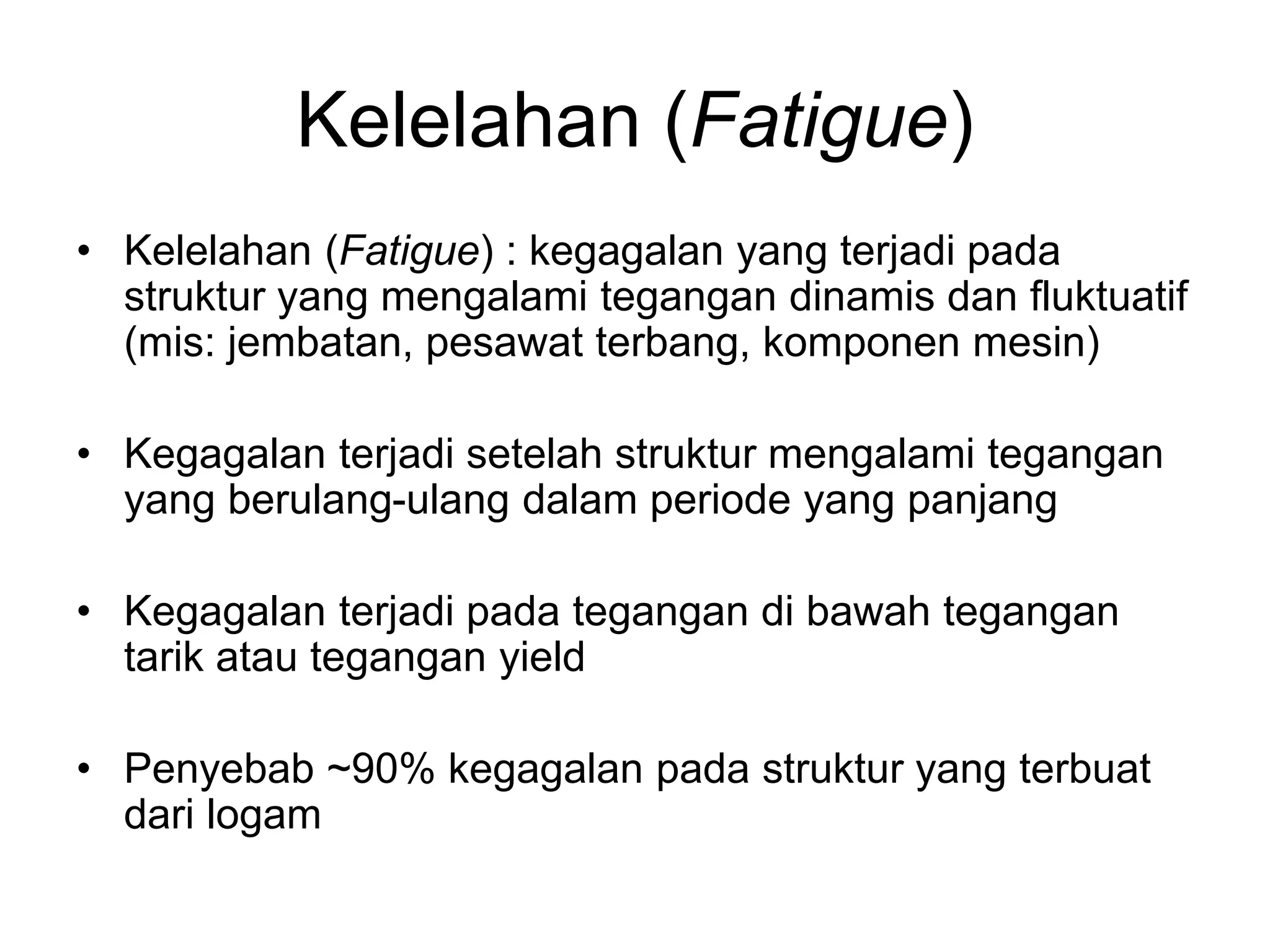 KEKERASAN,IMPAK,,FATIQUE,CREEP.ppt