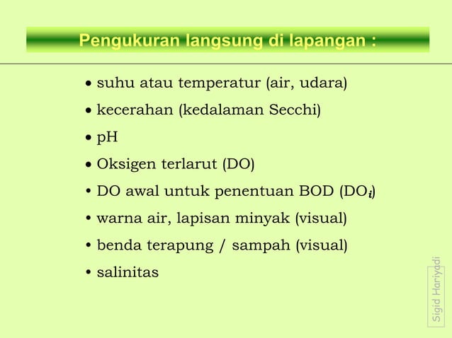 kekeruhan tss, kecerahan warna sgh pada laboratprium | PPT
