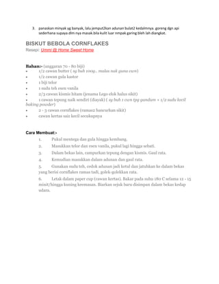 Kek pisang super | PDF