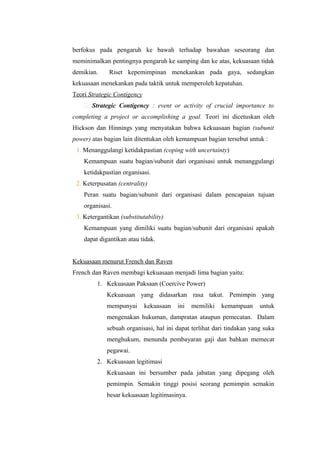 Kekuasaan dan politik | DOC