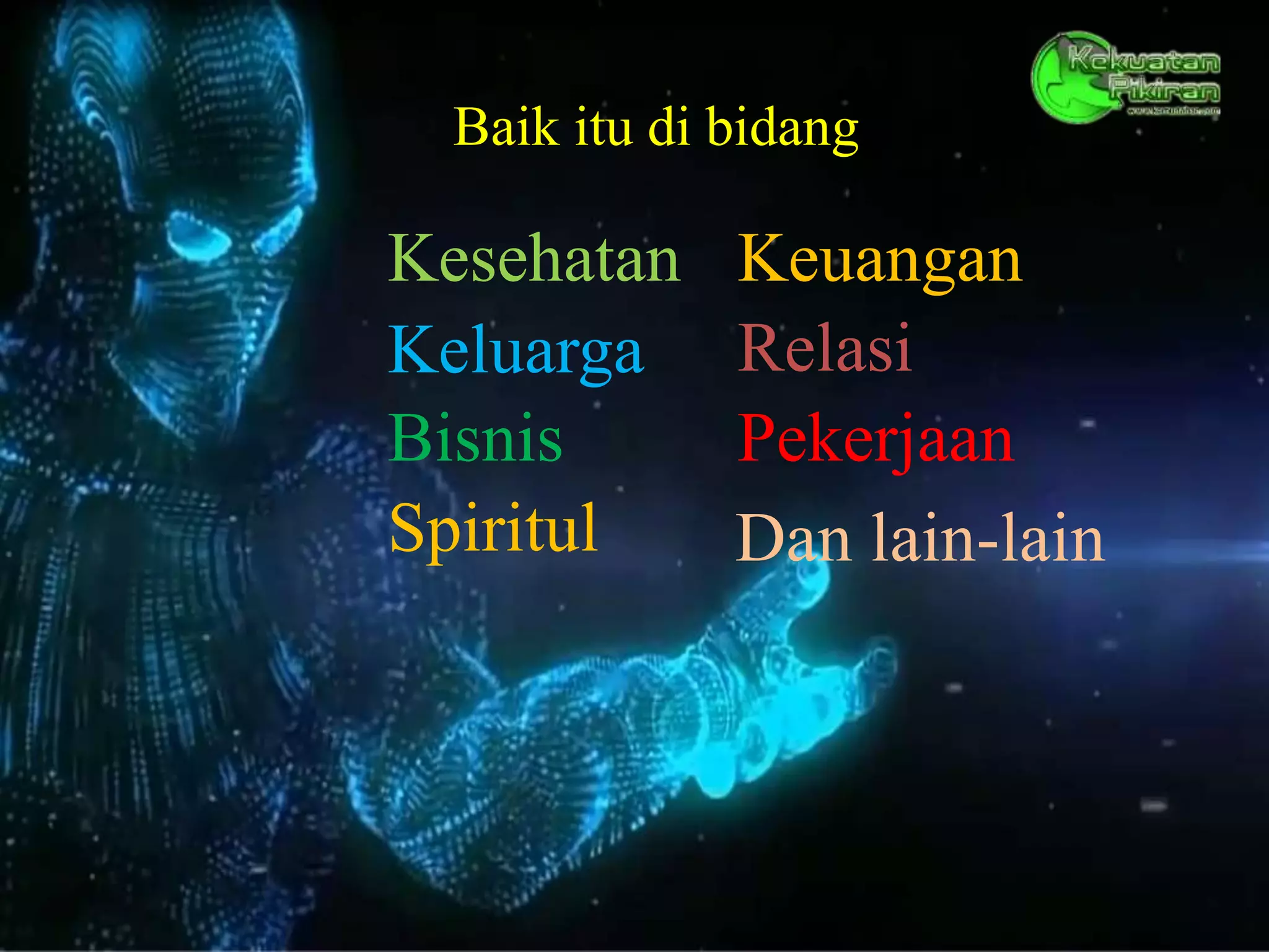 Memahami Kekuatan Pikiran secara Utuh | PPT