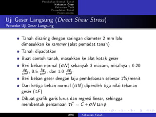 Kekuatan tanah | PDF