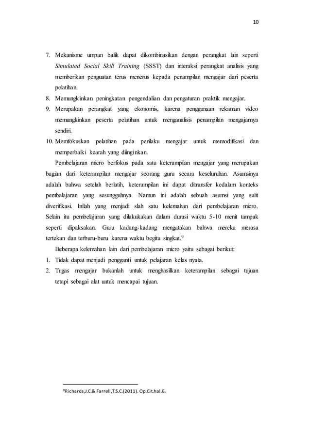 micro teaching | DOCX