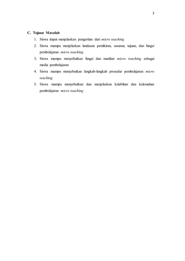 micro teaching | DOCX