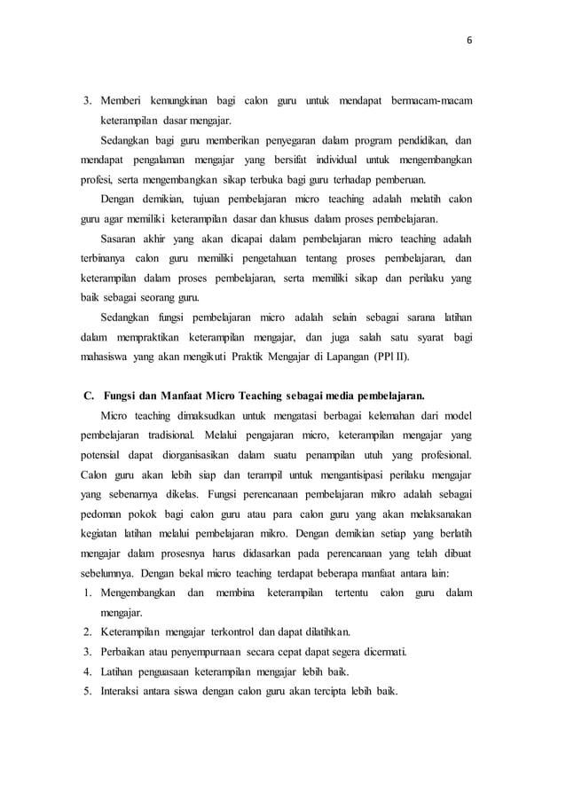 micro teaching | DOCX