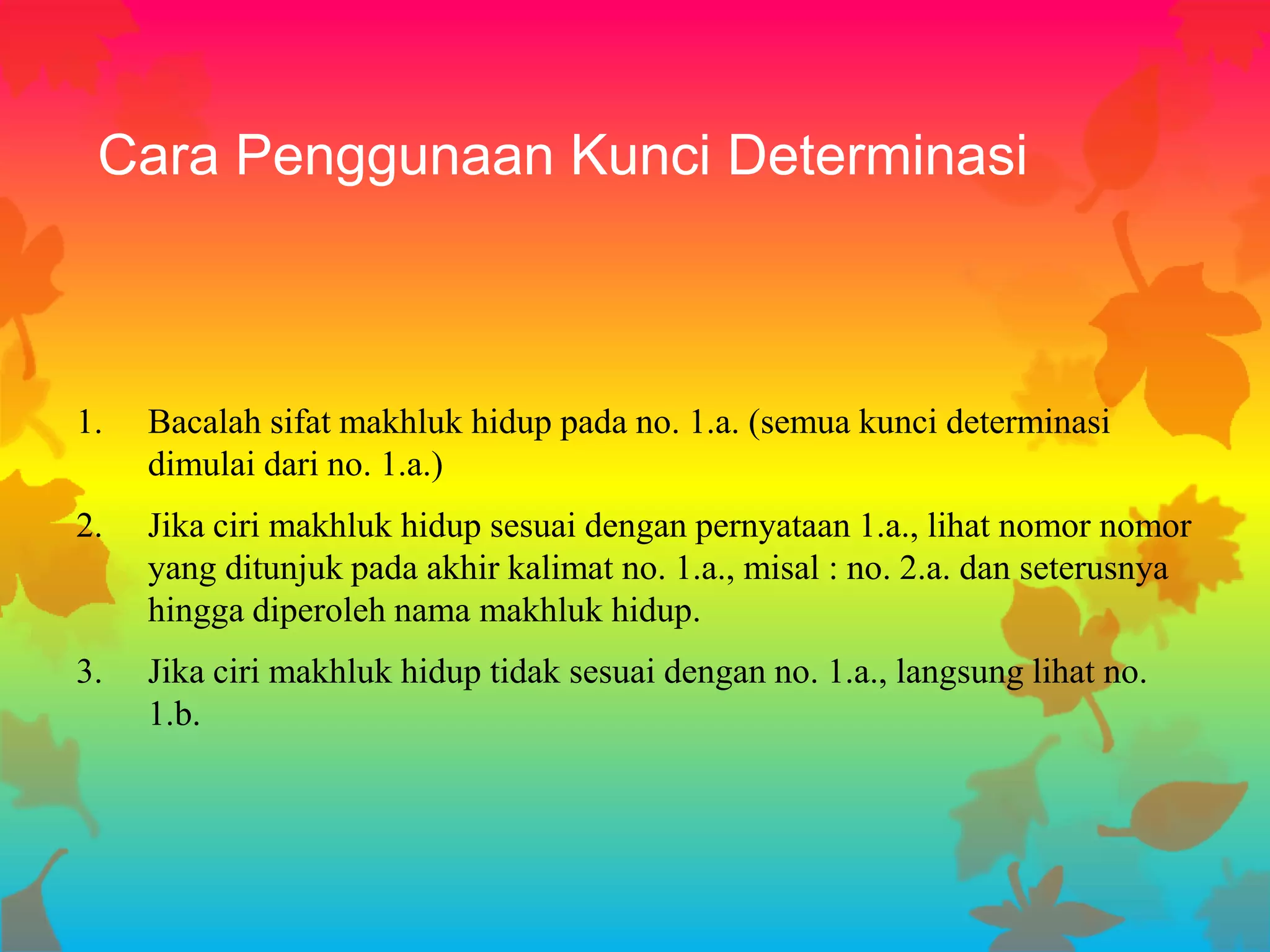 Kel. 7 kunci determinasi | PPTX