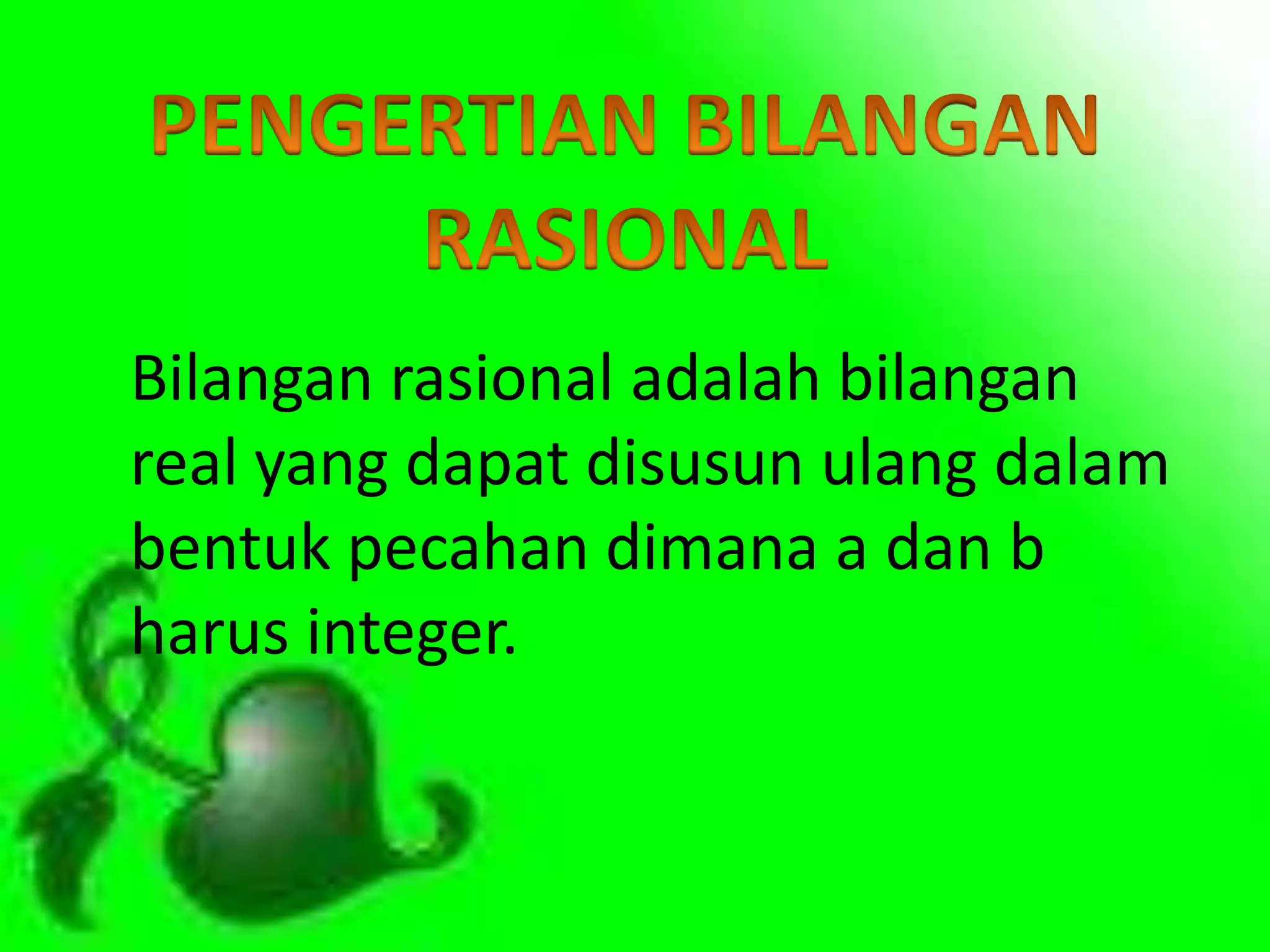 penjumlahan dan pengurangan bilangan rasional dan sifatnya | PPTX