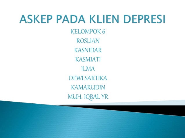 Kel. 6 askep depresi | PPT