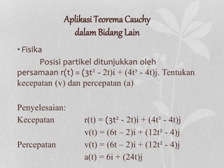 Teorema Nilai Rata-Rata Cauchy | PPTX