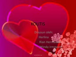 askep kolitis | PPTX