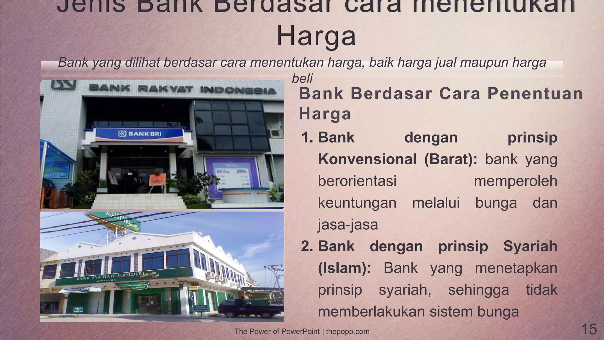 PPT pengertian, asal, usul dan Jenis Bank | PPTX