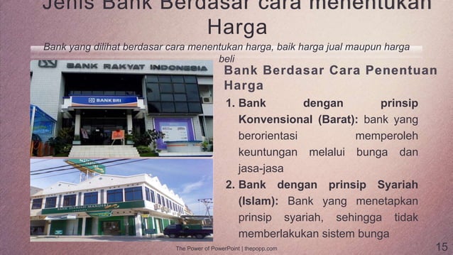 PPT pengertian, asal, usul dan Jenis Bank | PPTX