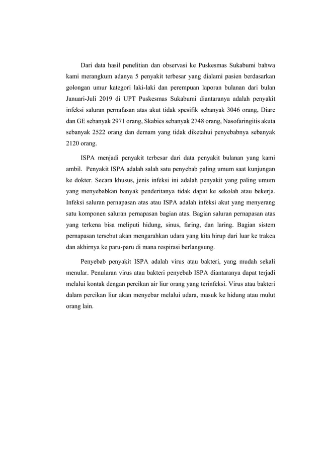 Kel. 13 upt puskesmas sukabumi | PDF