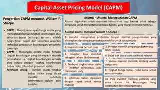 Risiko dan Hasil Pada Aseet | PPTX