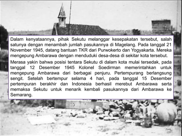 Kedatangan Sekutu serta Perjuangan Mempertahankan Kemerdekaan | PPTX