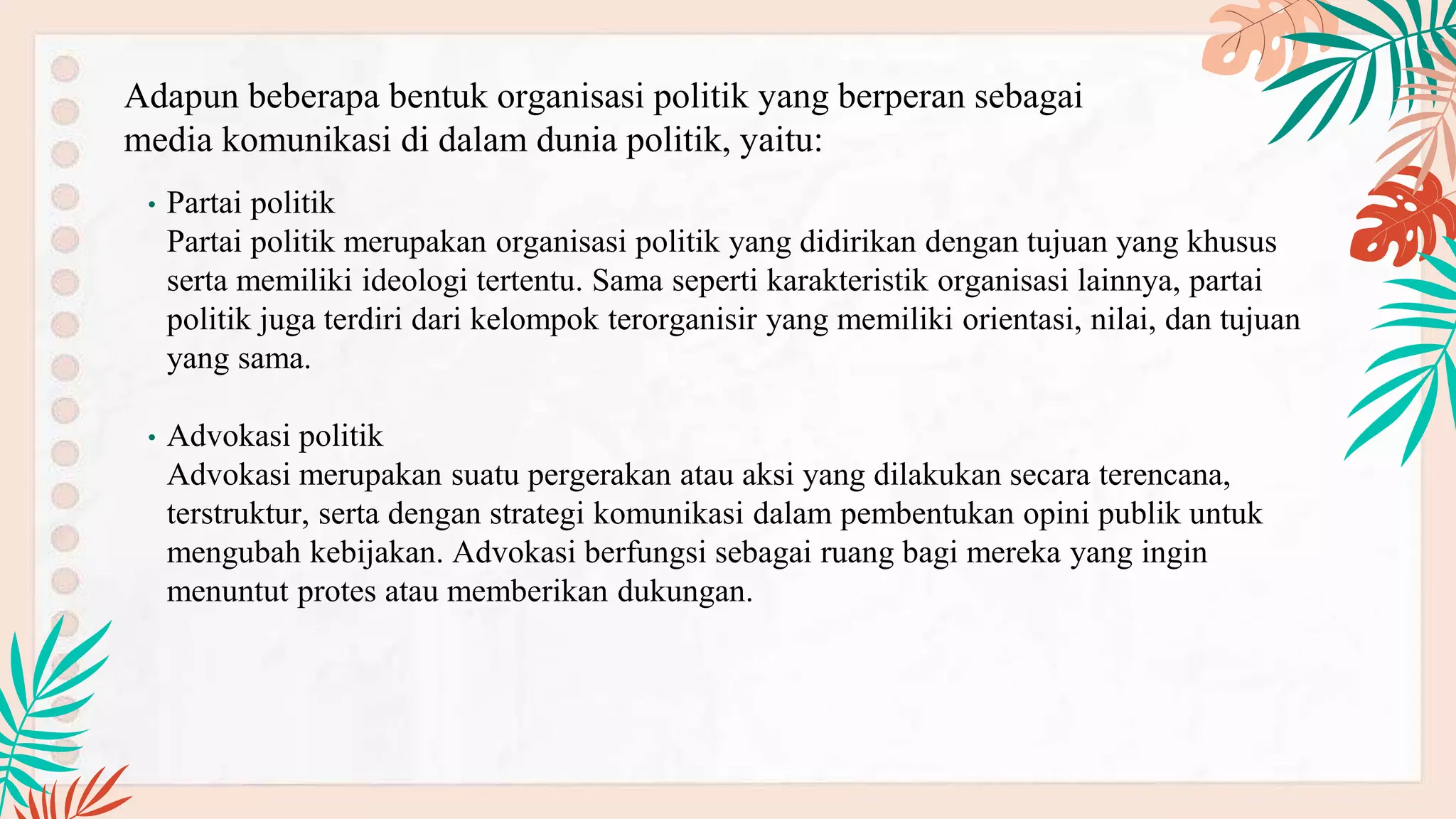 Media dan Politik Indonesia | PPTX
