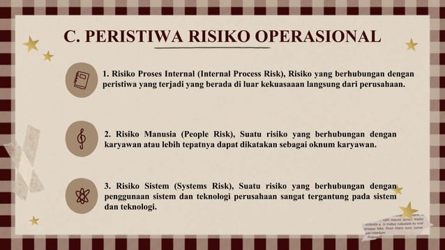 manajemen risiko operasional | PPTX