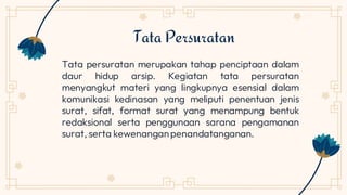 Ppt kel.8 administrasi pengelolaan administrasi persuratan dan ...
