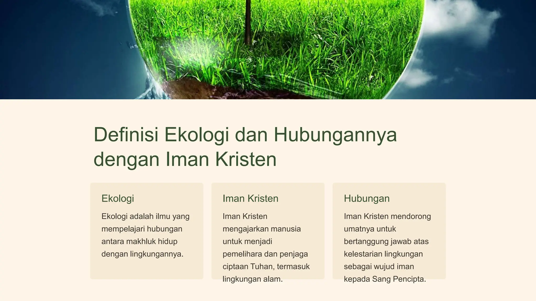 Kel. 3 Iman Kristen dan Ekologi agama kristen.pptx