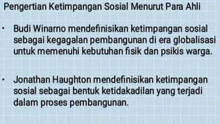 ketimpangan sosial sosiologi kelas 12 sma | PPTX