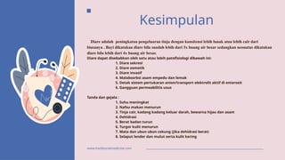 Materi penyuluhan tentang neonatus dan bayi diare | PPTX