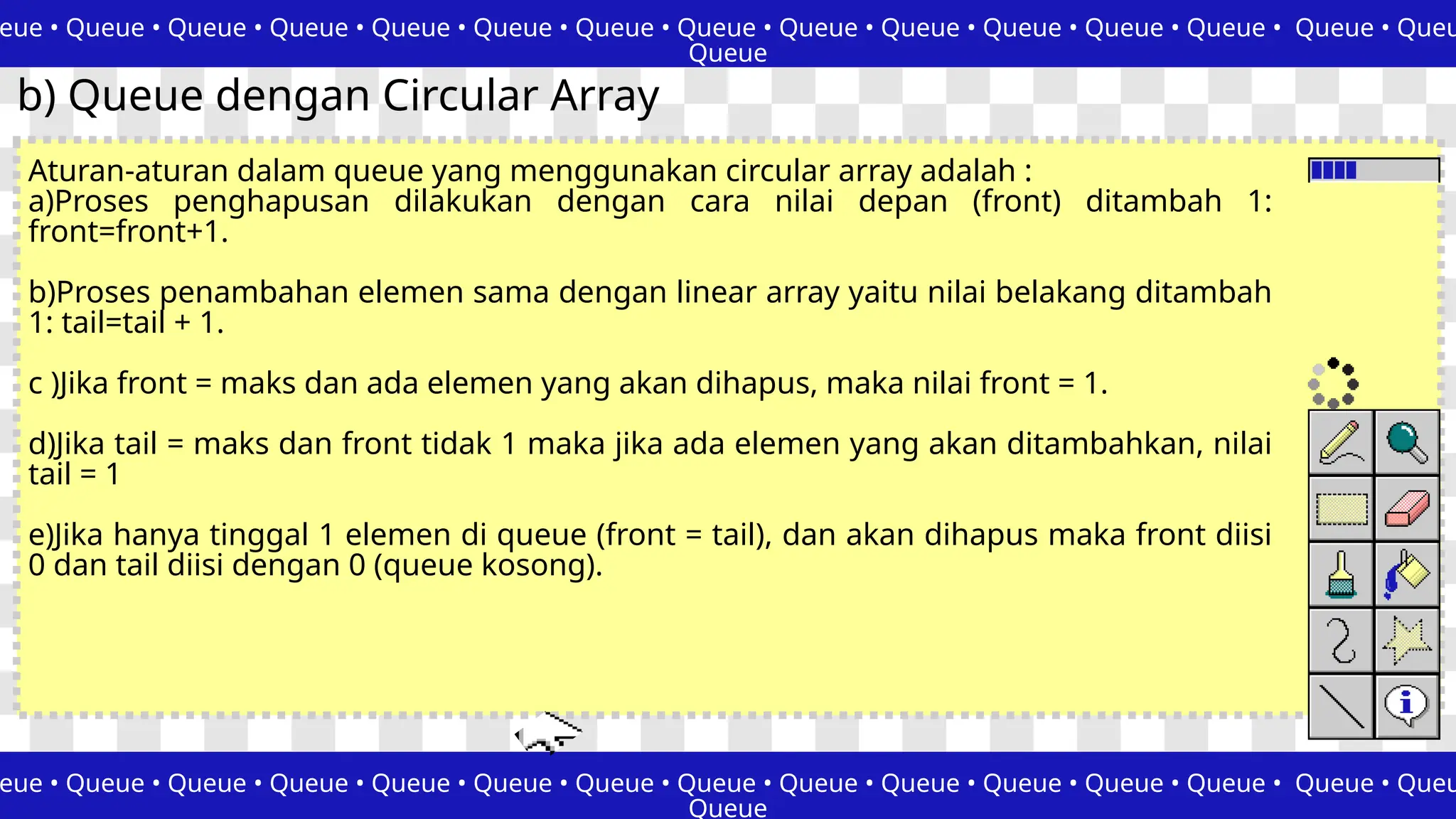 Queue (Antrian) - Struktur Data - Teknologi Informasi | PPT