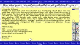 Queue (Antrian) - Struktur Data - Teknologi Informasi | PPT