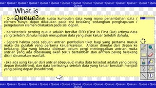 Queue (Antrian) - Struktur Data - Teknologi Informasi | PPT