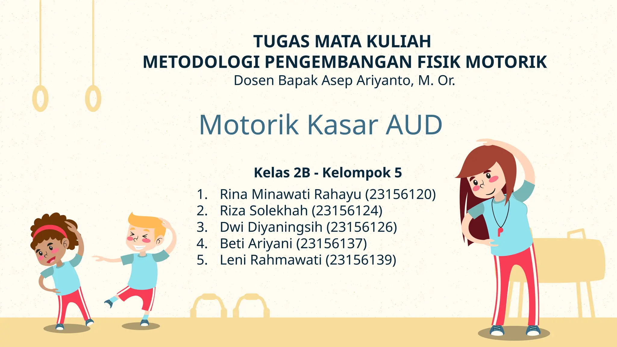 Pembelajaran Motorik kasar pada anak usia dini .pptx
