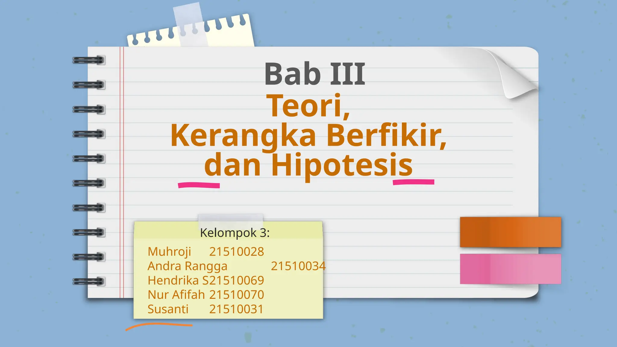Kel 3 Teori Kerangka Berfikir Hipotesis Full 2 Pptx