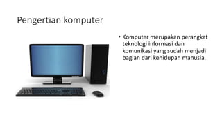 komponen penyusun komputer | PPTX