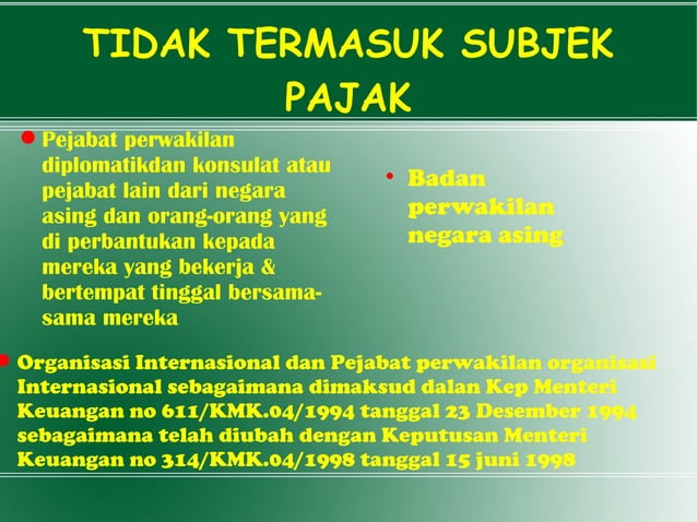 Kel 1. subjek & objek pajak | PPT