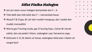 Senyawa Organik Halogen | PPTX