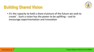 Organisasi Pembelajar dalam Manajemen Perubahan Pendidikan | PPTX