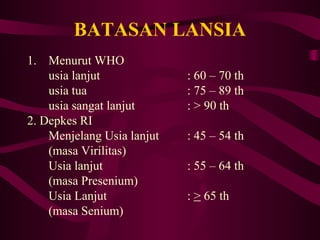 (Kel 1)askep lansia dengan sistem kardiovaskuler | PPT