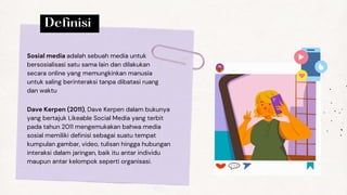 Kelompok 1_Definisi dan Karakteristik Media Sosial | PDF