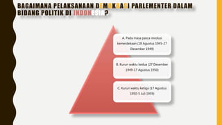 Apa itu Demokrasi parlementer | PPTX